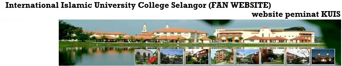 International Islamic University College Selangor (KUIS) Fan Website
