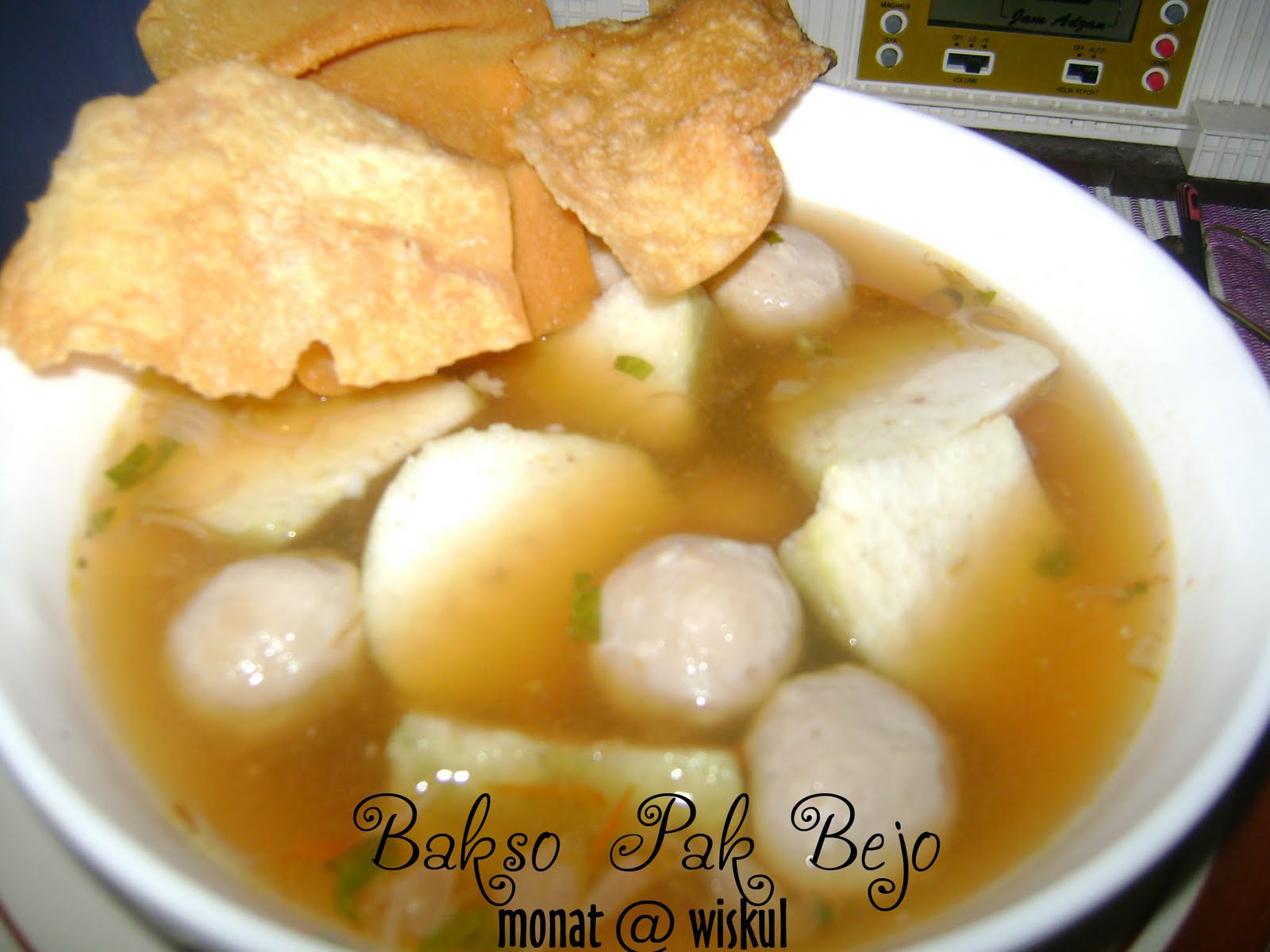 Monat HomeMade: Bakso Pak Bejo