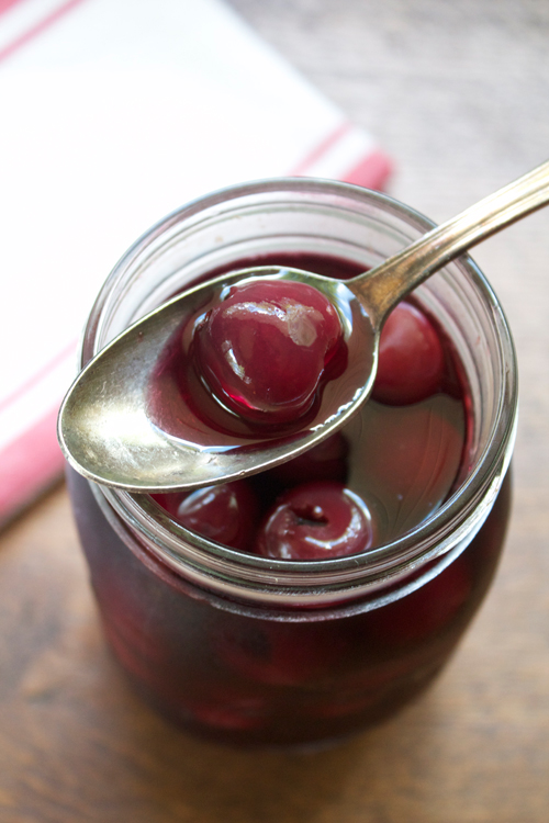 A Less Processed Life: Made From Scratch: Brandied Cherries