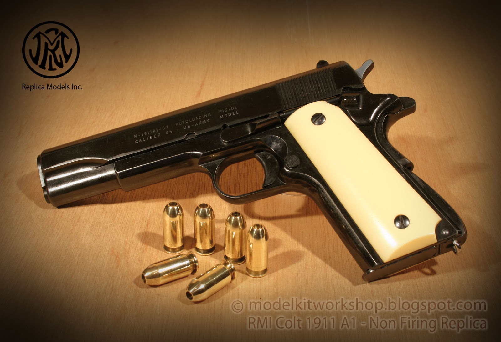 MODELKIT WORKSHOP: NON FIRING REPLICA (Metal) : RMI Colt 1911 A1 45 acp