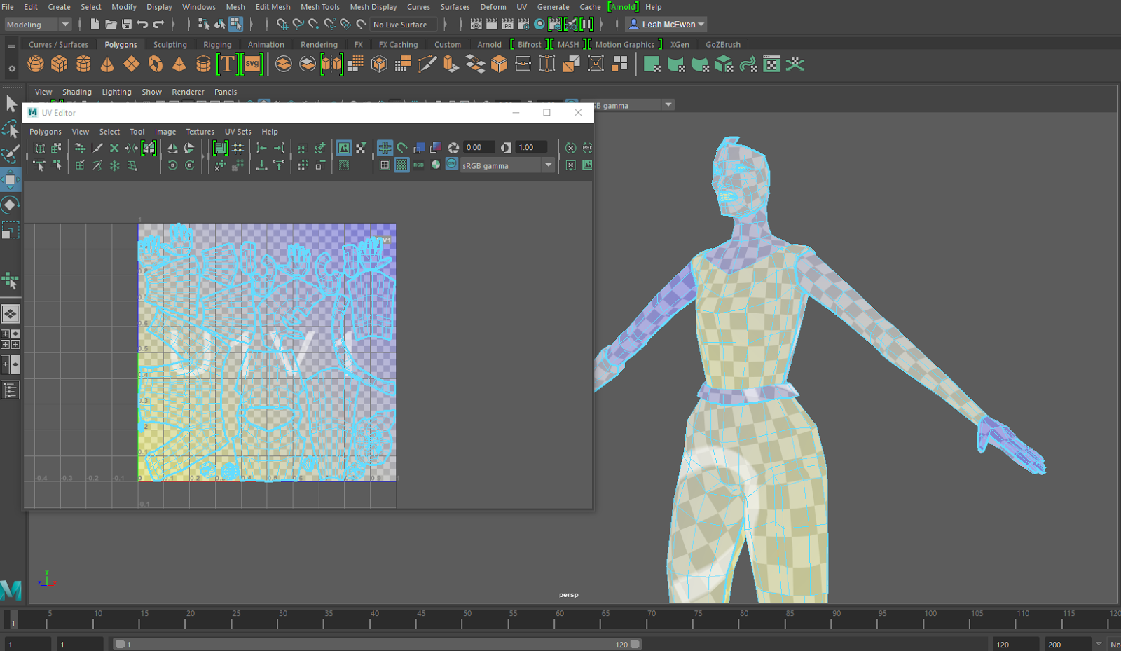 Master's Project - Unwrapping and Texture Tests