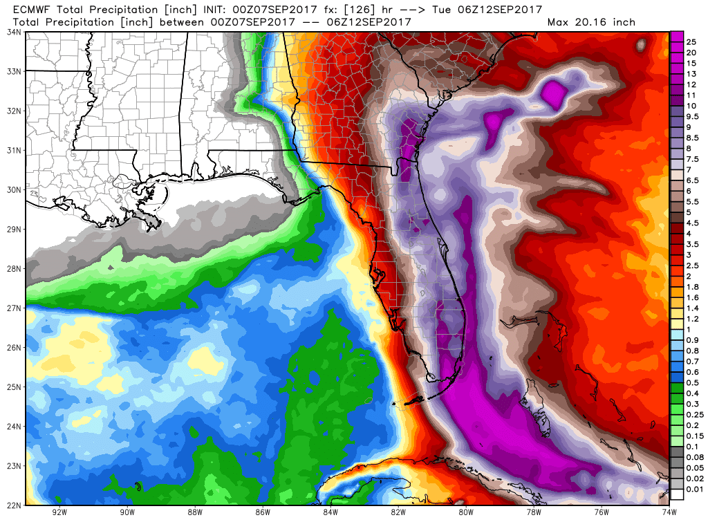 Cliff Mass Weather Blog: American Versus European Models and Irma's Big ...