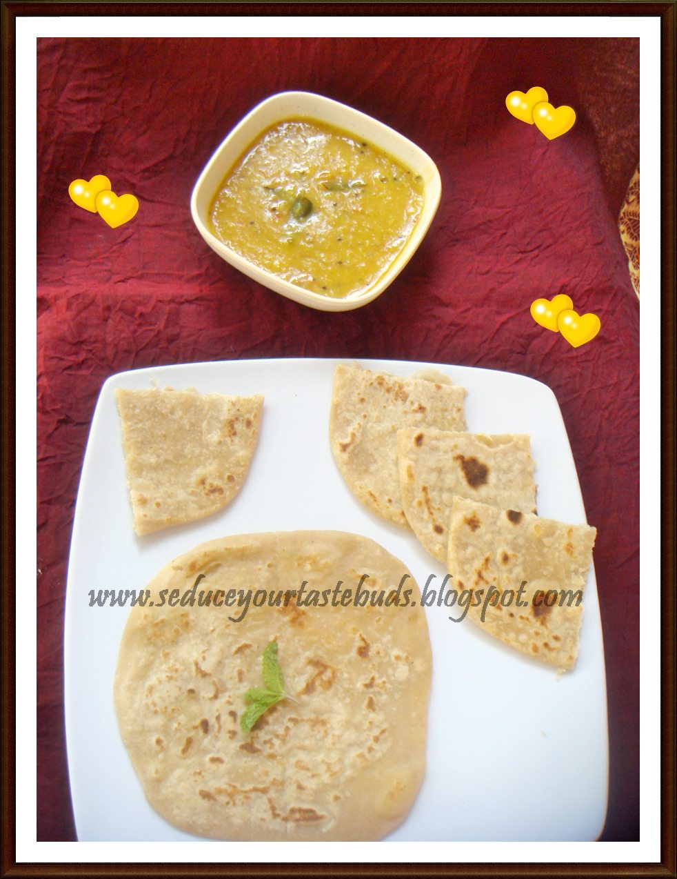 Cheese Stuffed Paratha | Kid's Lunch Box Recipe - Seduce Your Tastebuds...