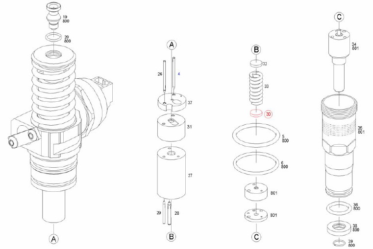 INJECTION-AUTOMOTIVE: 0414720311 BOSCH-UNIT INJECTOR (UIS)