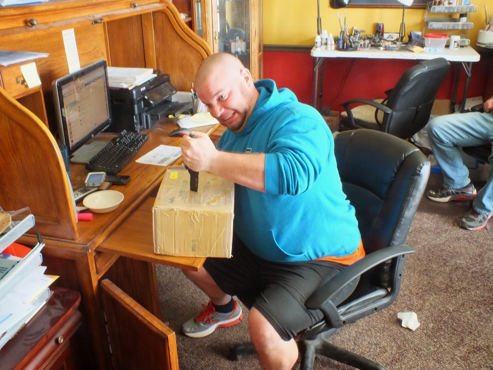 Give'em Lead: Mark Copplestone sculpts Oldhammer Weekend Miniature 2015!