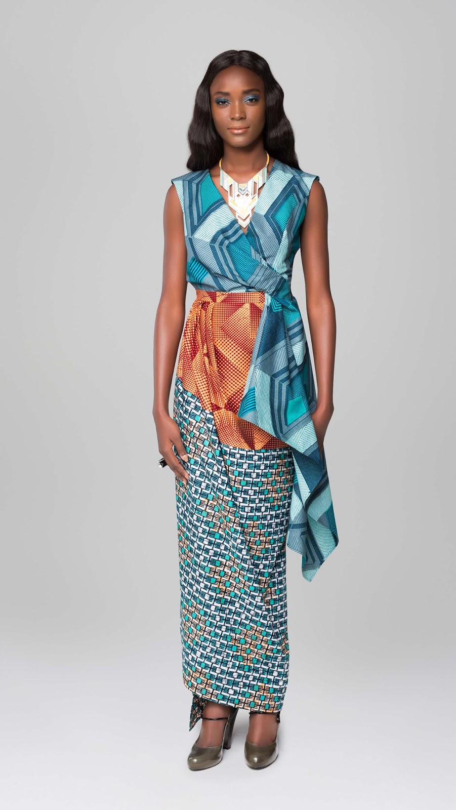 African Wax Print Dress
