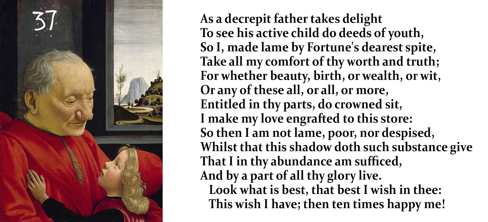 Shakesblogging™: Sonnet 37