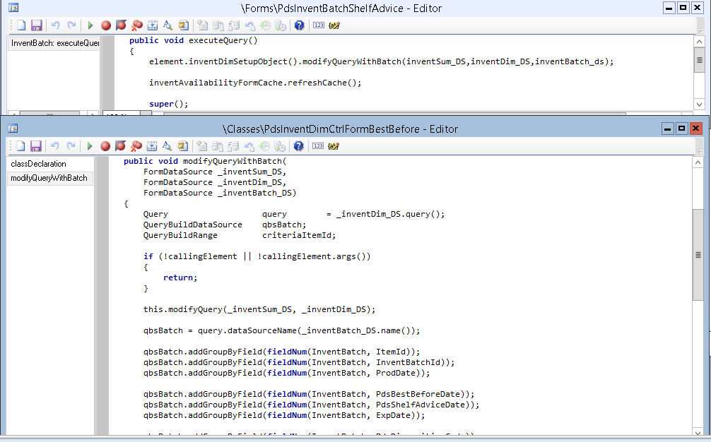 Add Group By Field in Code Using X++