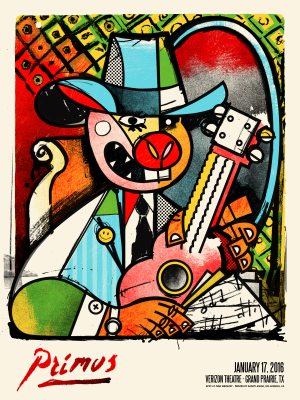 INSIDE THE ROCK POSTER FRAME BLOG: Ivan Minsloff Primus Grand Prairie ...