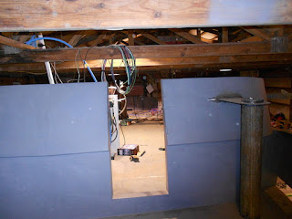 Conall's Boat Build: Bulwark doors