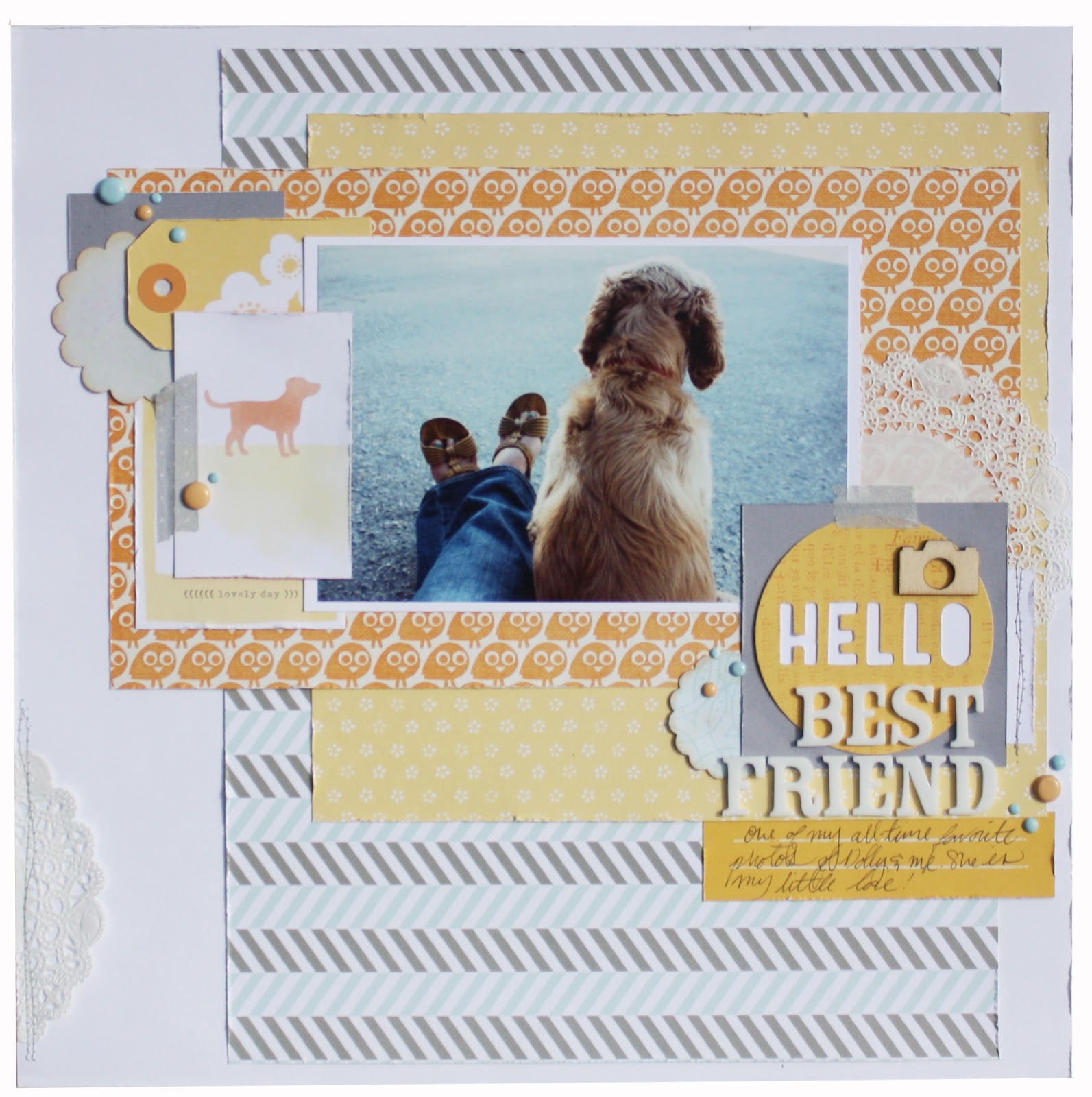 lynleyj: Scrapbooking// Hello Best Friend