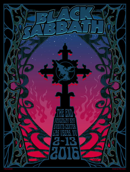 INSIDE THE ROCK POSTER FRAME BLOG: Mike DuBois Black Sabbath Denver ...