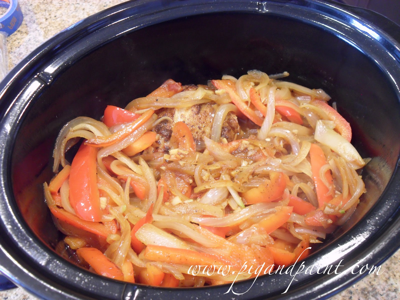Dominican Gone Crock Pot - Pollo Guisao