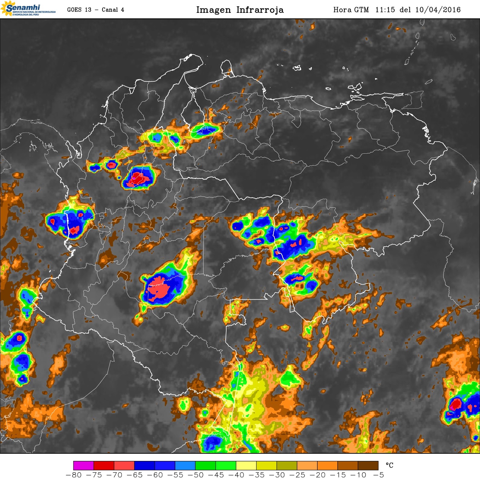 El tiempo meteorológico en Venezuela: Previsión meteorológica para ...