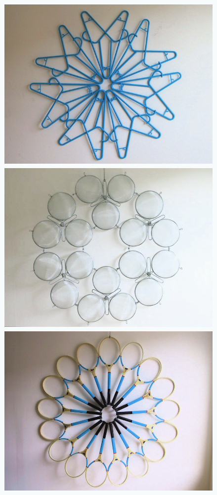 Upcycle: Sculpted hangers, strainers and rackets | the ReFab Diaries