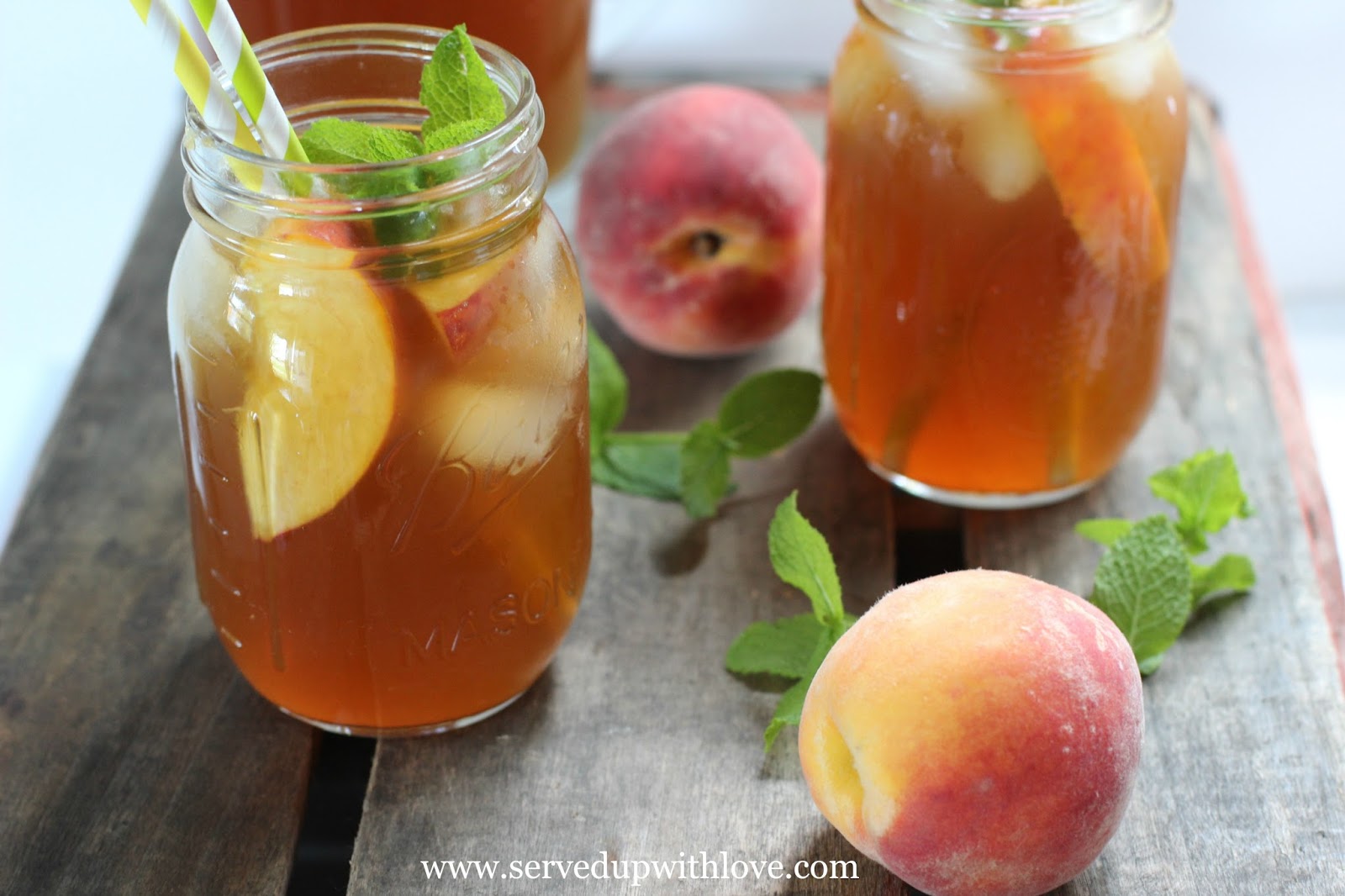 Served Up With Love: Peach Tea