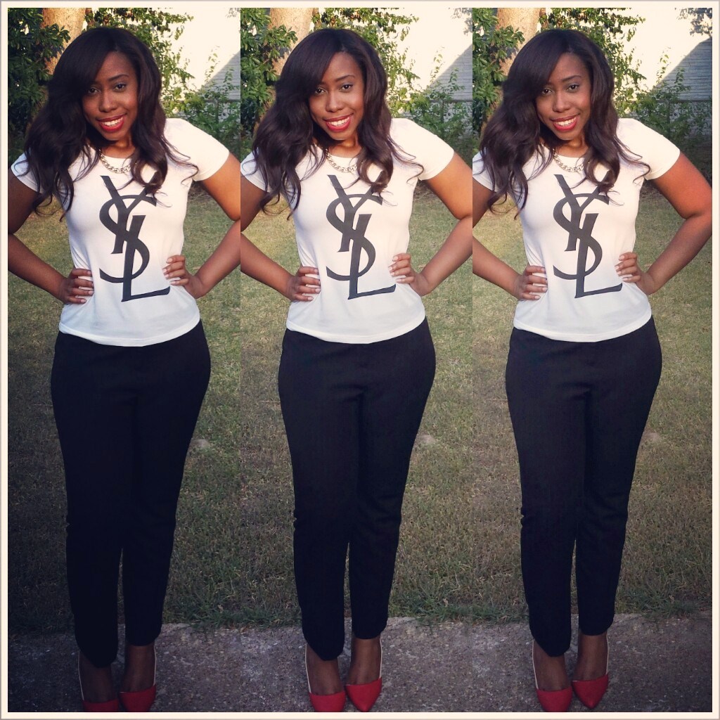 YSL Inspired Tee - Follow Your Intuition