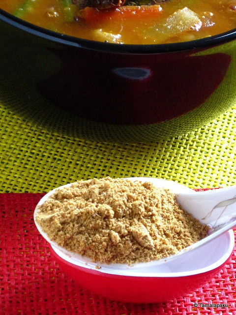 Sambar Powder ~ Tamalapaku