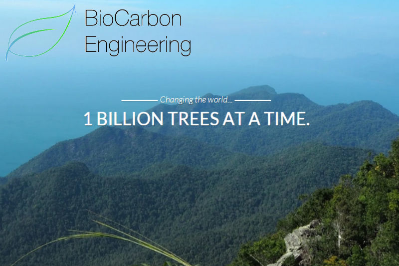 BioCarbon Engineering, : " One Billion Trees At a Time" - TECHPHLIE