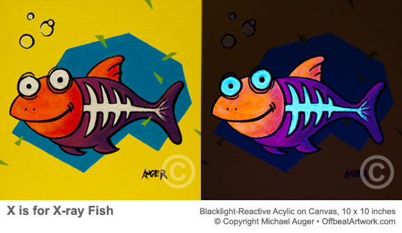 X is for X-ray Fish! - Arty4ever Blog