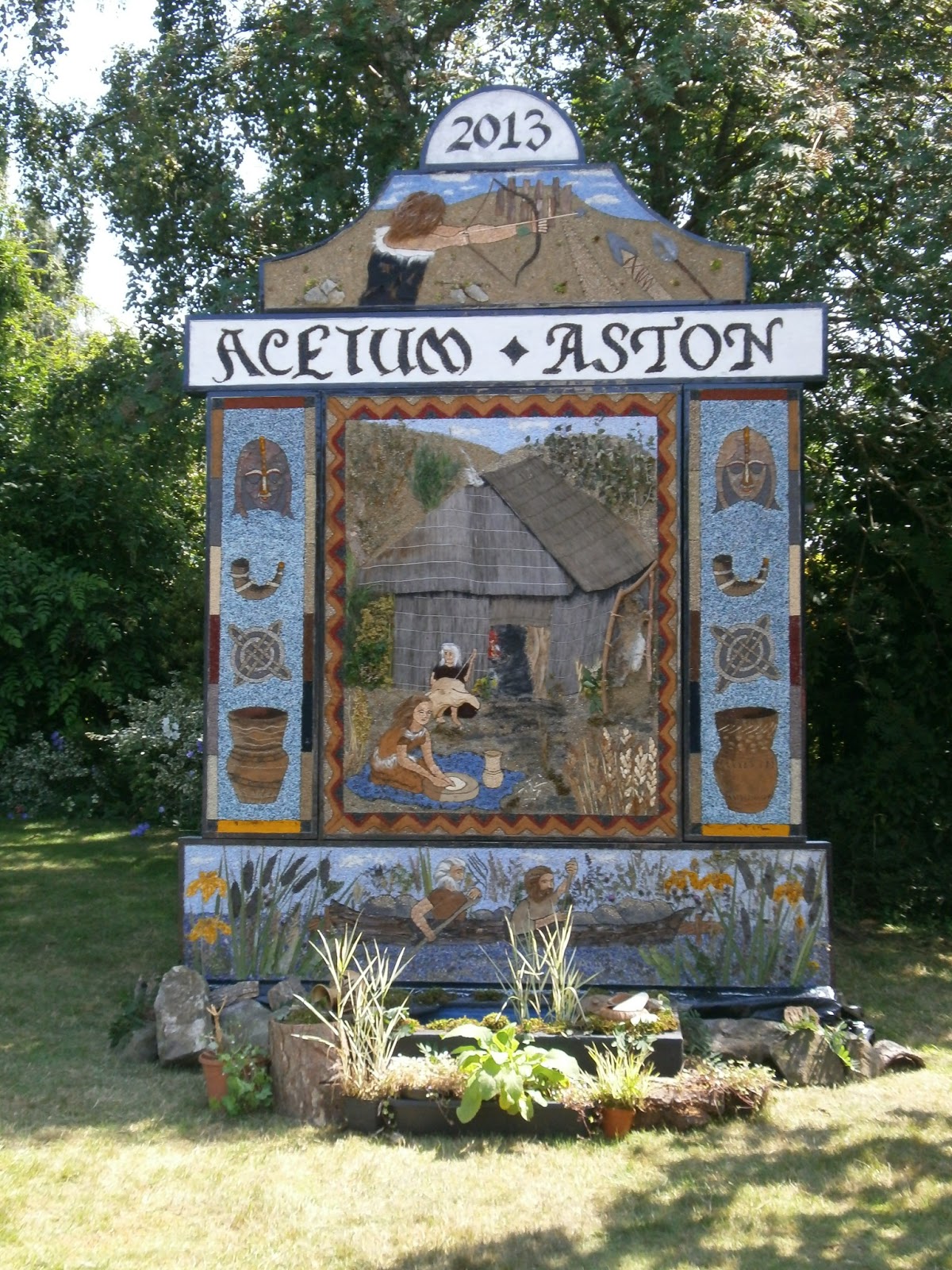 Aston-on-Trent and Weston-on-Trent village life blog: Well dressing