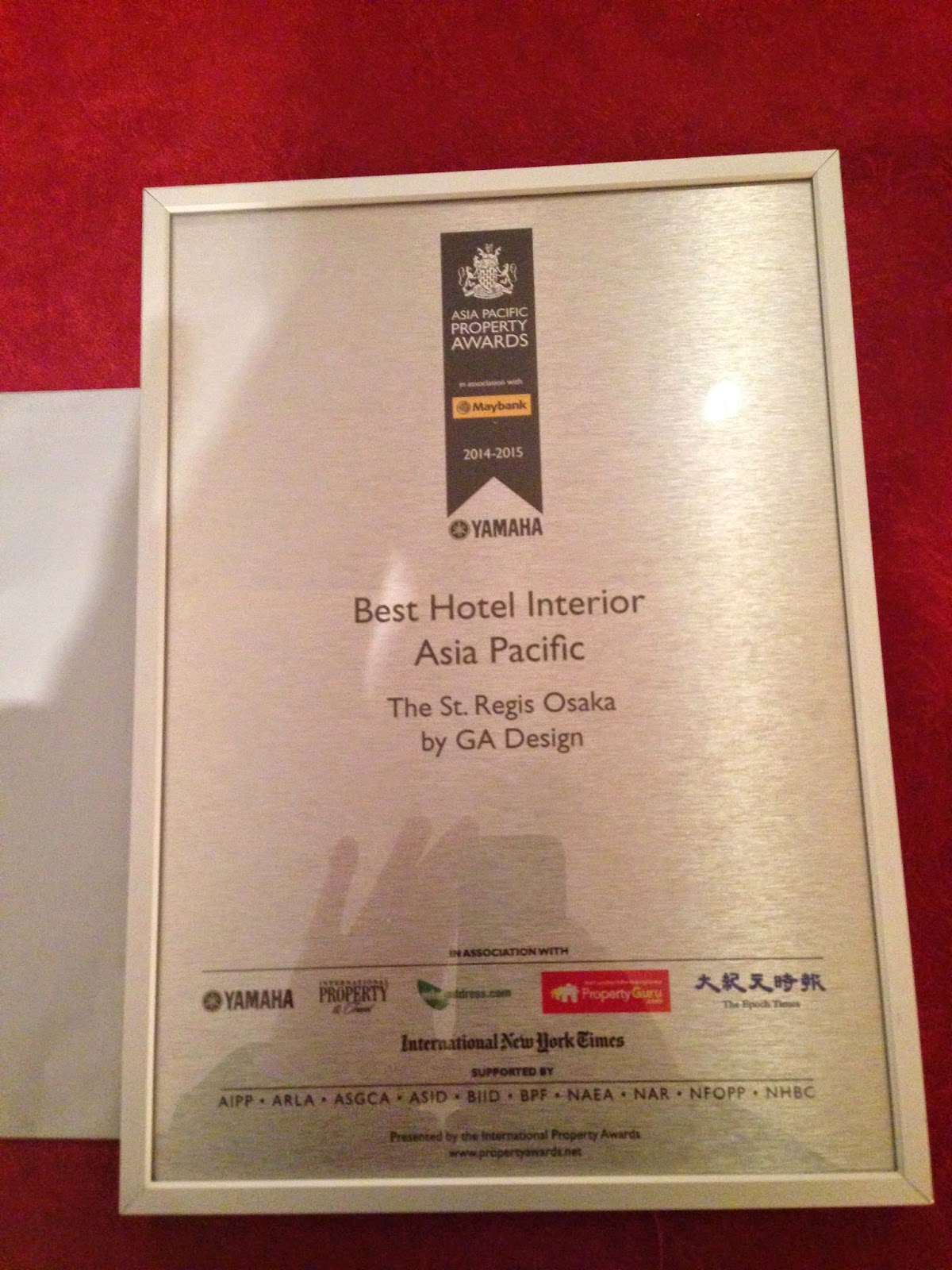 BRANDED: GA Design wins Best Hotel Interior Asia-Pacific