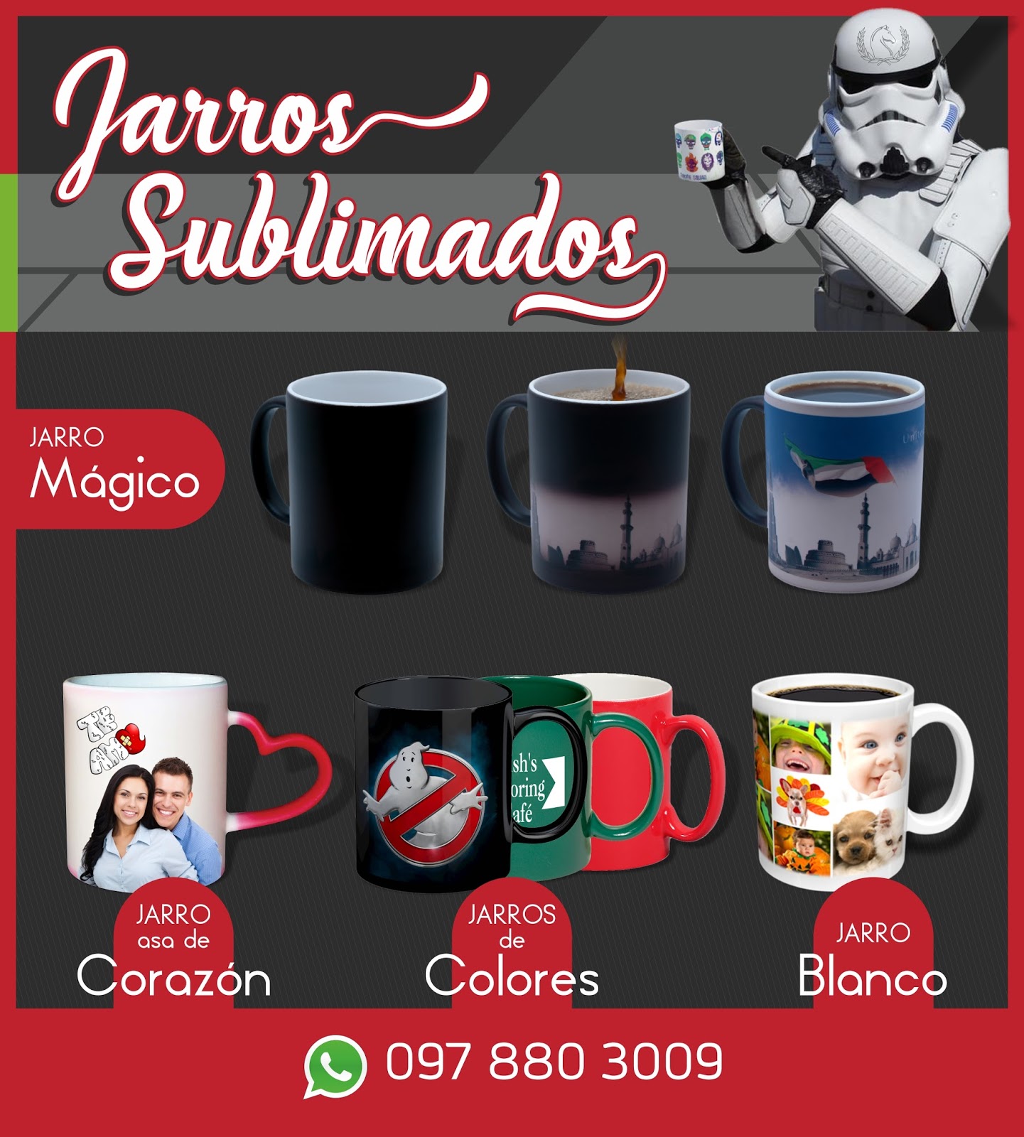 Vanguardia Medios Publicitarios: Jarros Sublimados
