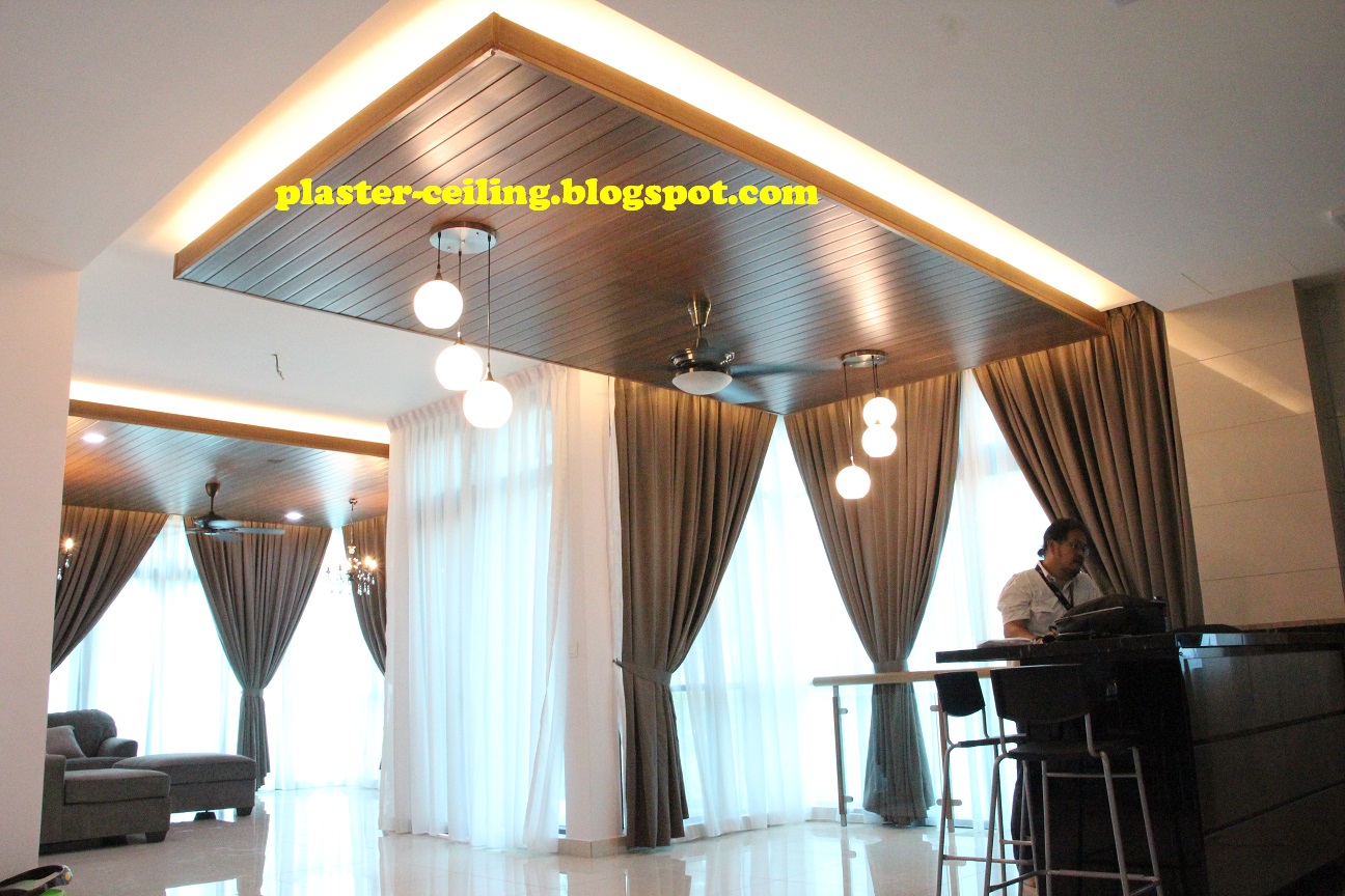 PLASTER CEILING: CEILING KAYU