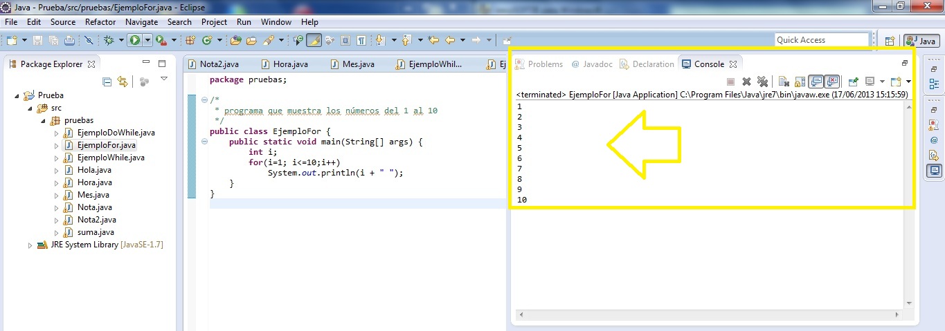 Java: Estructuras de Control