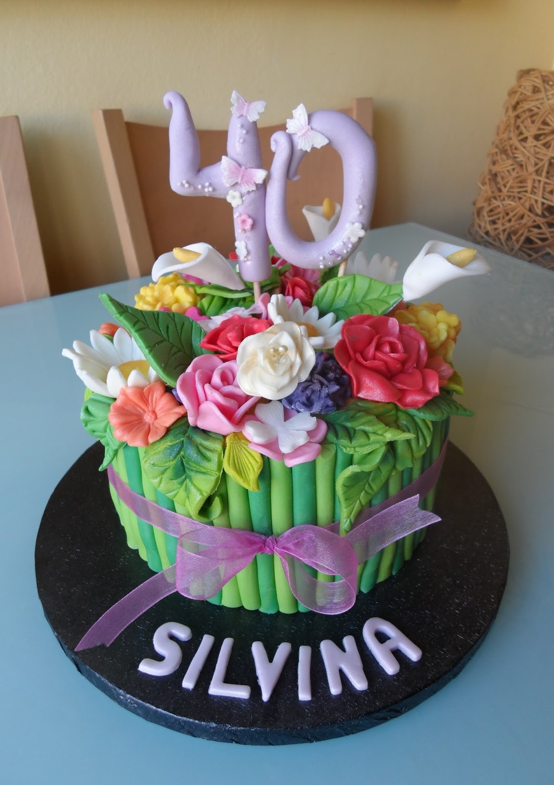 Tartas De Sande: TARTA RAMO DE FLORES