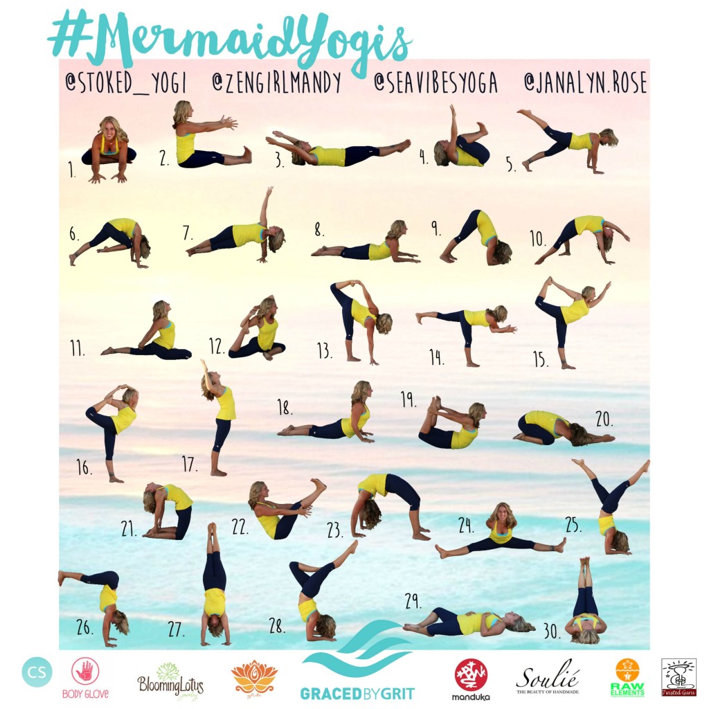 Zen Girl: 30 Day Summer Yoga Challenge -- #MermaidYogis are you in?