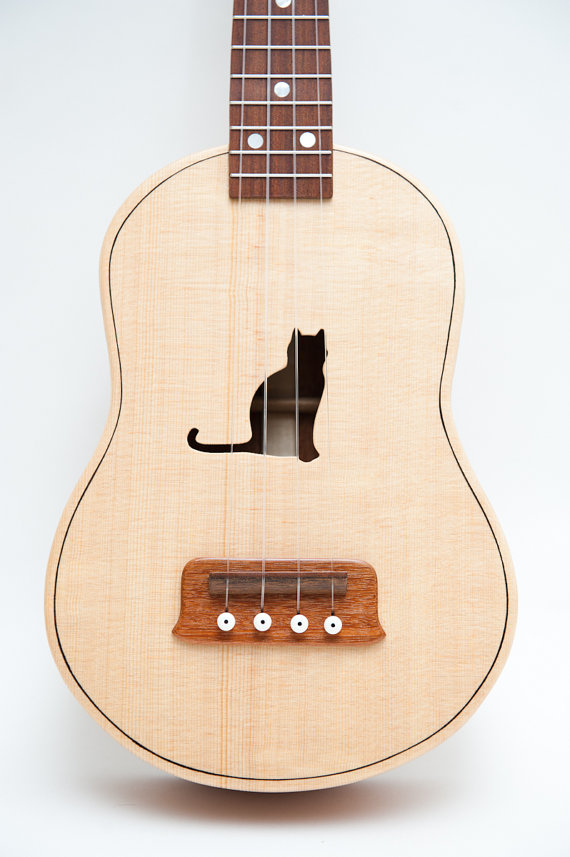 Catsparella: Custom Kitty Ukulele