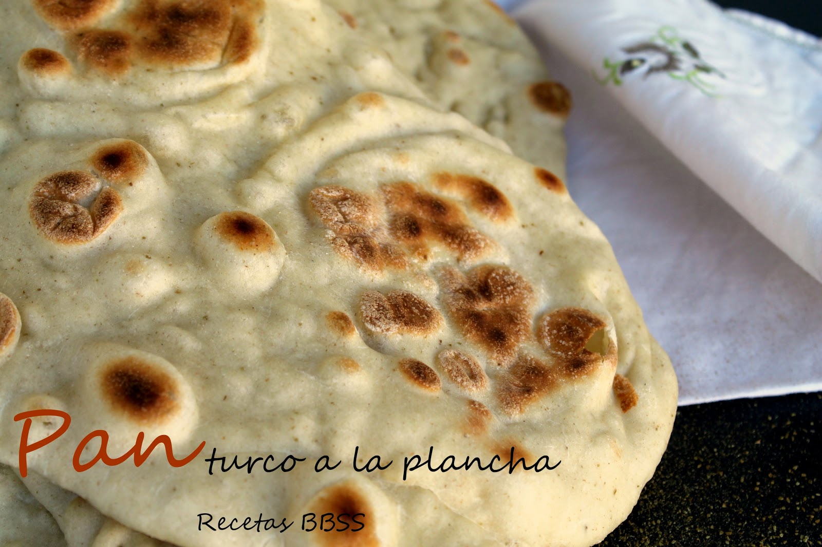 Recetas BBSS: Pan turco a la plancha