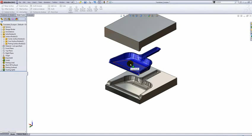 Introduction to SolidWorks Mold Design - SolidWorks Share