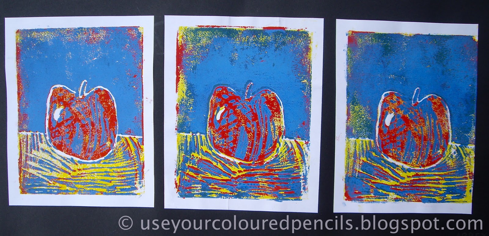 Use Your Coloured Pencils: Foam Reduction Prints