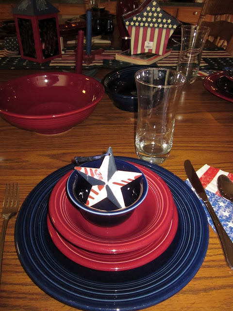 Tablescapes: Americana Tablescape