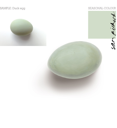 Planet Sam: Colour from the season - Duck Egg green