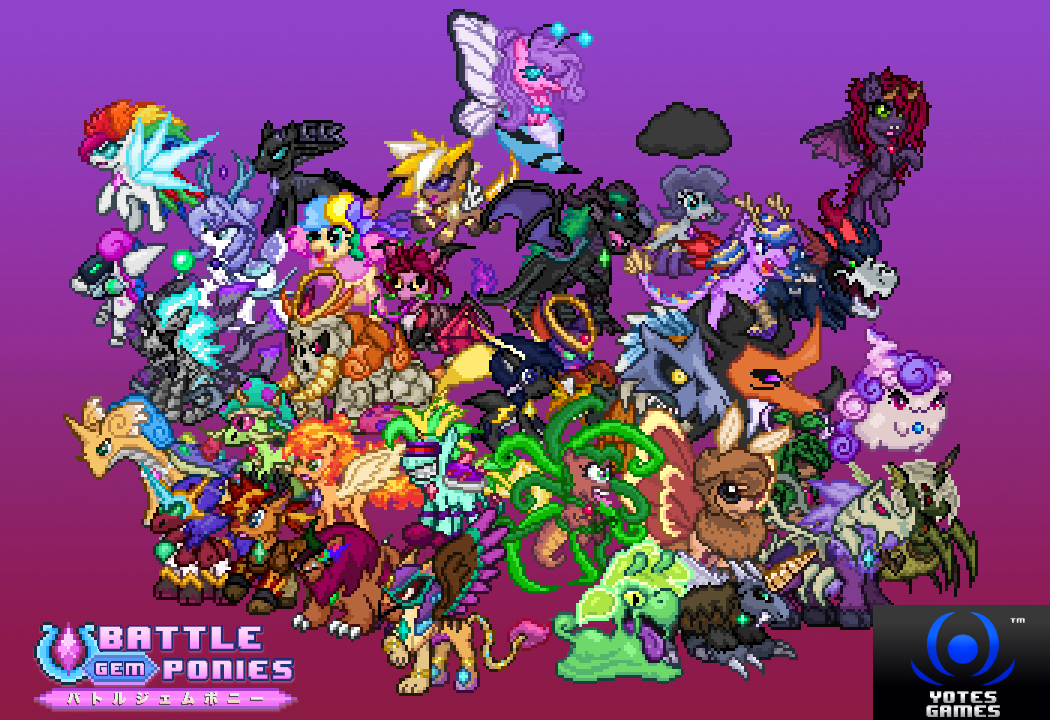 Equestria Daily - MLP Stuff!: Battle Gem Ponies Sprites Complete. Game ...