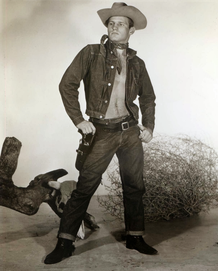 Gods and Foolish Grandeur: Beefcake cowboy - Jim Lassiter, aka Larry ...