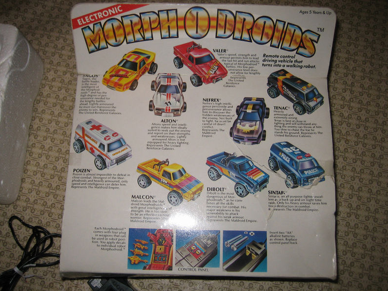 Cool-tura retro. La mejor forma de (re)vivir los ochentas.: Morph-o-droid