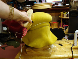 THE MILLINERY SHOP: Handmade Hats by MARCIA LACHER: Blocking a Hat