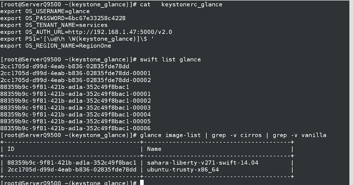 Openstack Rdo Andand Kvm Hypervisor Setup Swift As Glance Backend On Rdo Liberty Centos 72