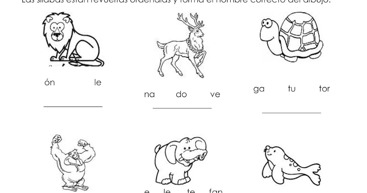 Cuadernillo de Sílabas para enseñar a leer y escribir- Silabeo-