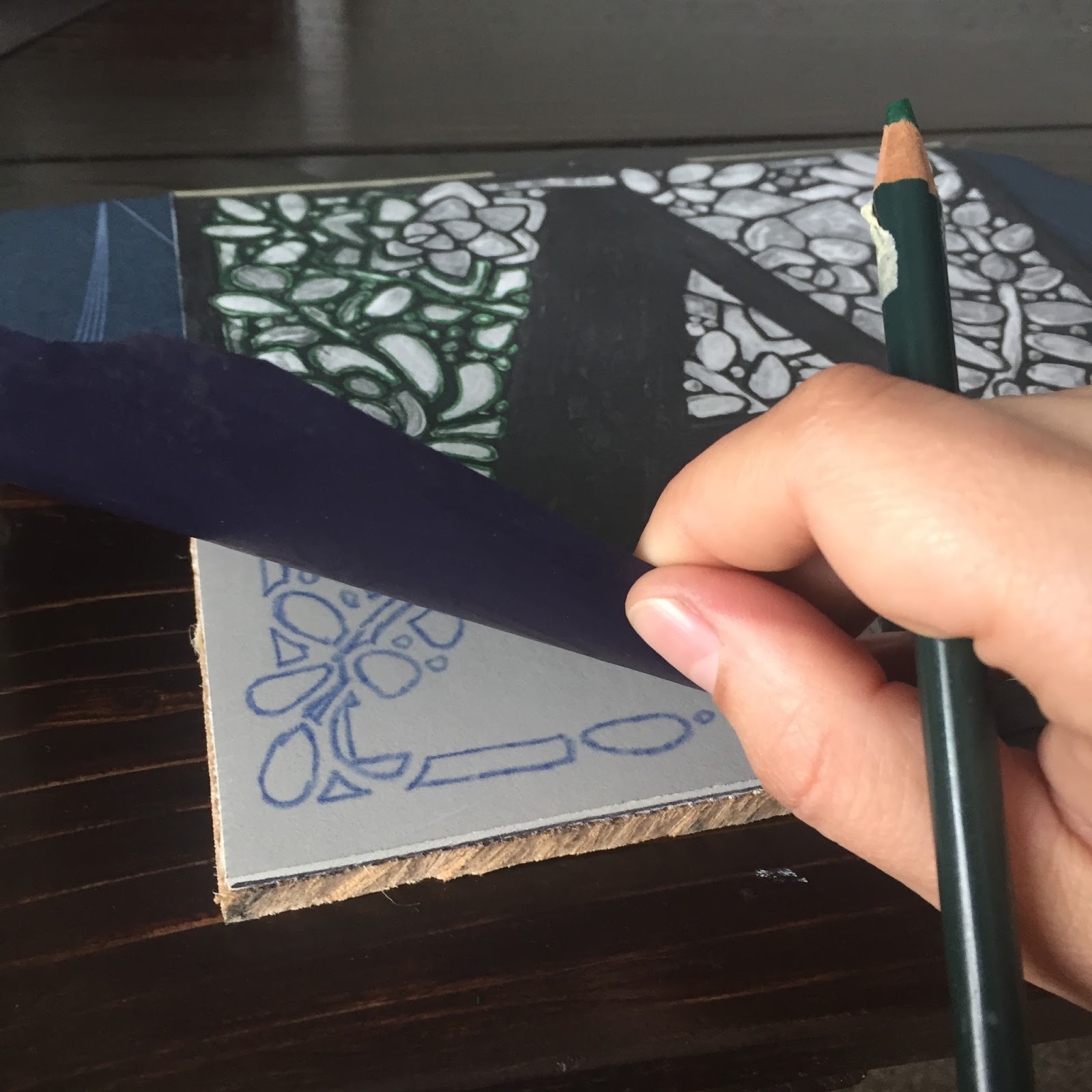 on good roads: LINOCUT PRINTMAKING PROCESS