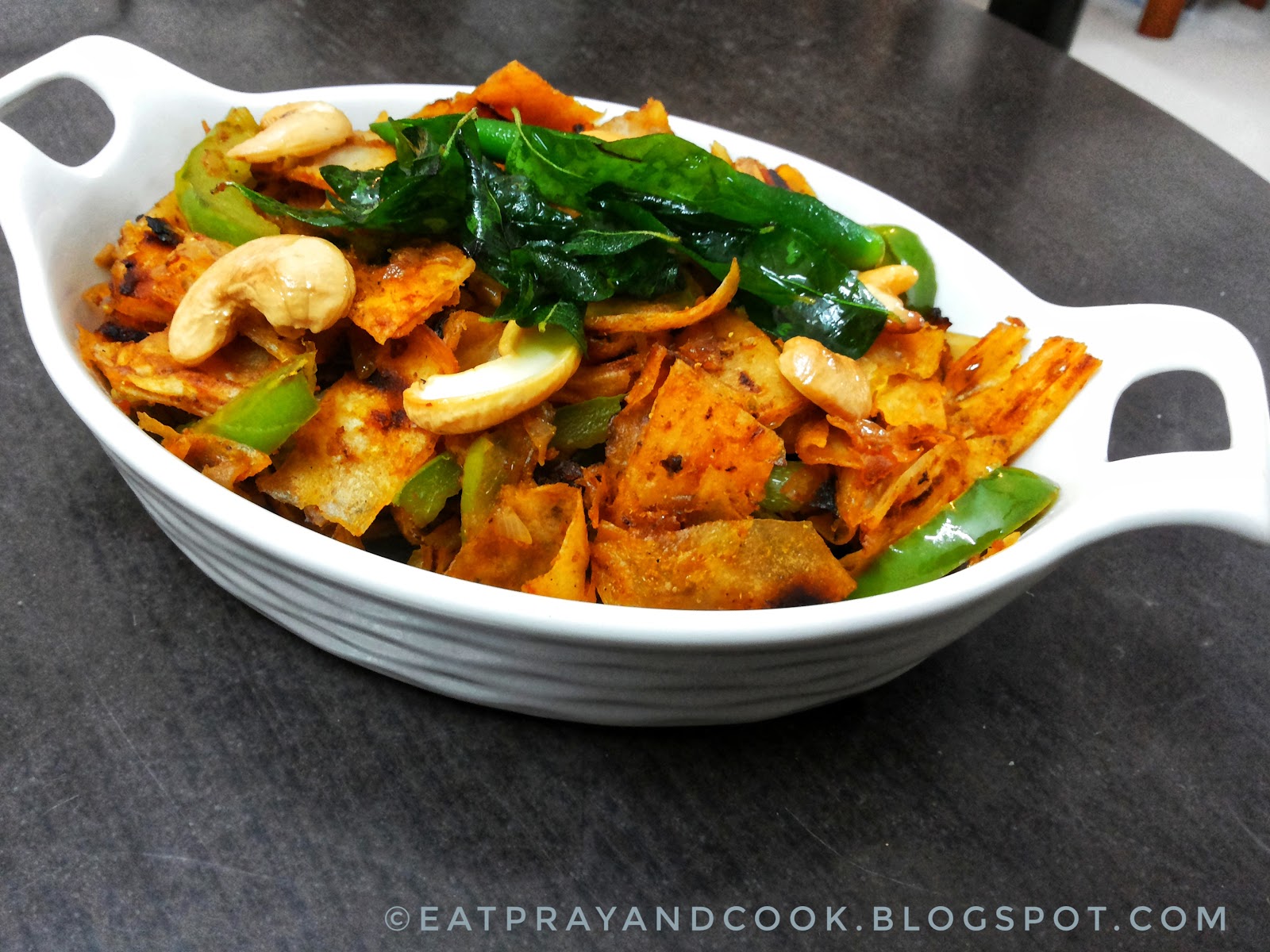 Eat Pray and Cook: Chilli Parotta - Restaurant Style