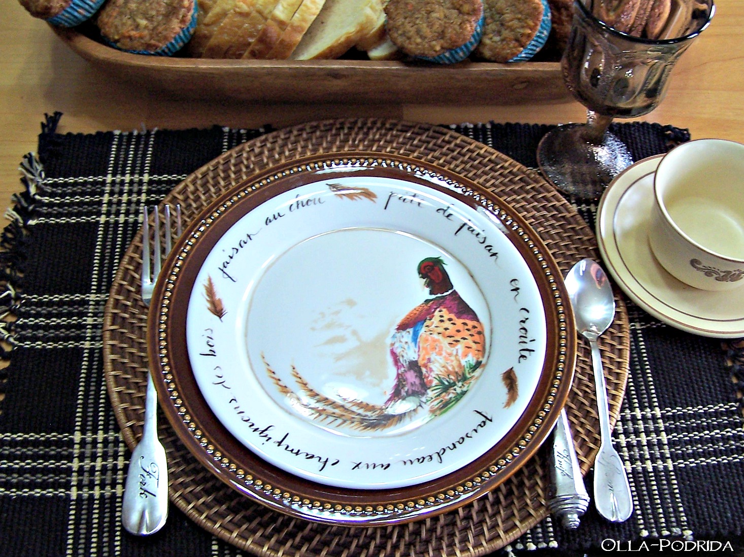 Olla-Podrida: Breaking Bread Tablescape