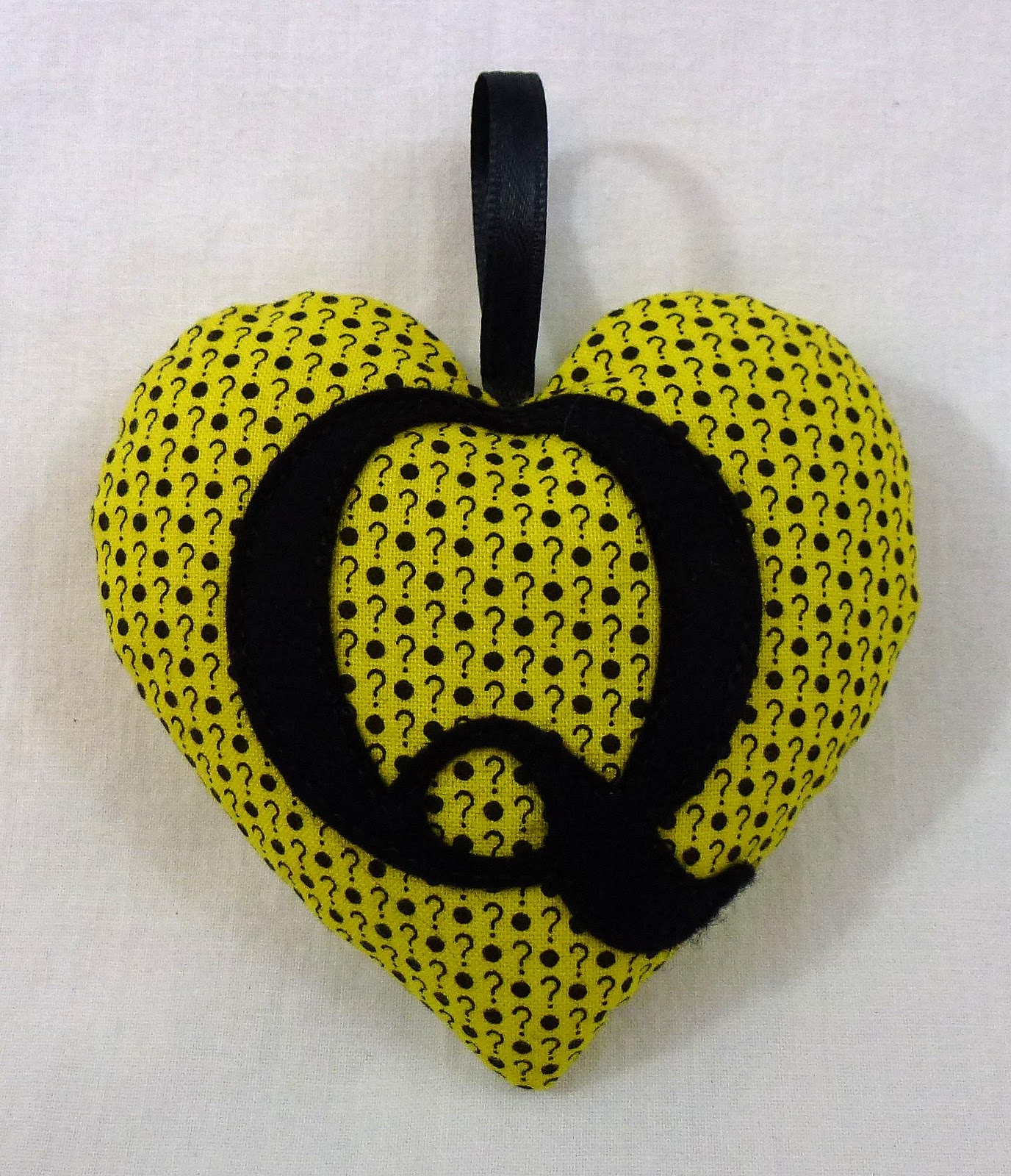 365 Sewn Hearts: Today's Post is Brought To You by the Letters H and Q