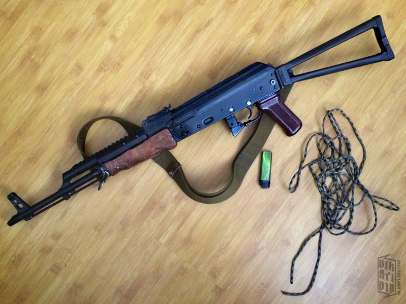 BLK RFL DIV: AK47 Triangle Stock Paracord Wrap