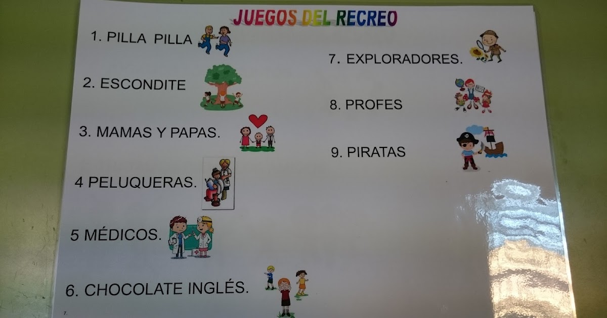 EDUCACIÓN INFANTIL: Aprendiendo a jugar en el recreo