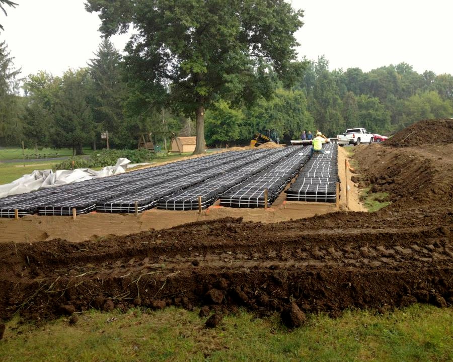 Expert Septic - No Sand Mound: Eljen GSF Basic install pics